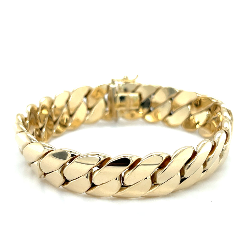 14K Gold Chunky Miami Cuban Bracelet