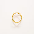 14K Gold Crisscross Ring